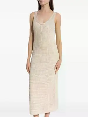 Theory Crochet Knit Midi Dress