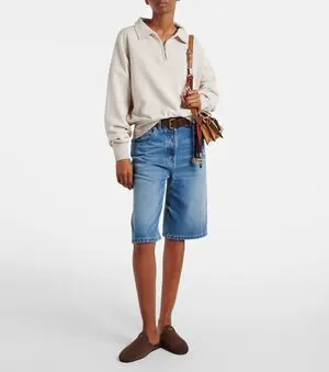 Prada Suede Mules - Brown