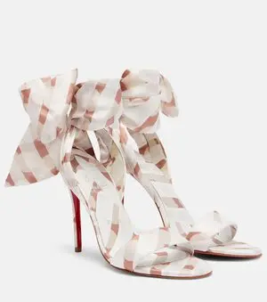CHRISTIAN LOUBOUTIN Miss Z Sandal Du Desert 100 Sandals - White