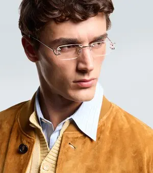 Cartier Rimless Rectangle Eyeglasses