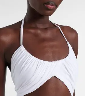 Alaïa Draped Halterneck Swimsuit