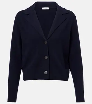 Vince Cropped Wool And Cashmere Cardigan