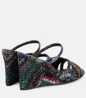 Missoni Sequined Wedge Sandals