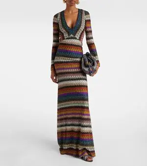 Missoni Sequined Wedge Sandals