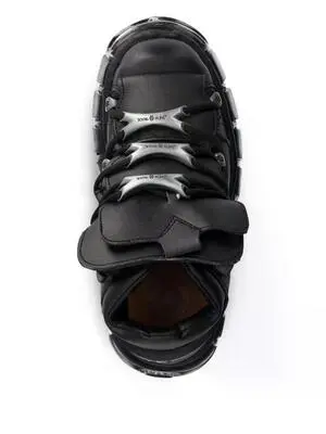 NEW ROCK Lace-up Chunky Platform Boots