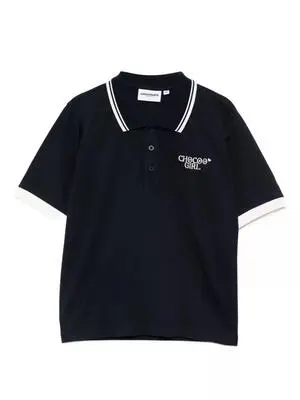 CHOCOOLATE Cropped Polo Shirt