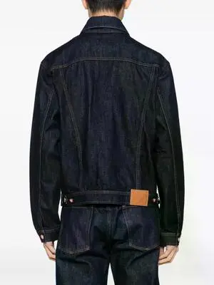 Casablanca Embroidered Logo Denim Jacket