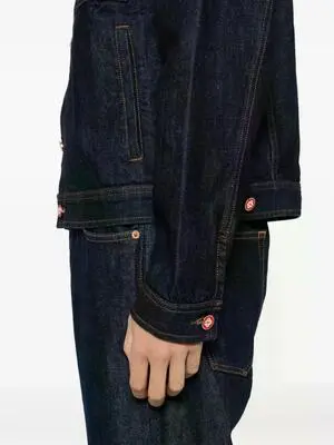 Casablanca Embroidered Logo Denim Jacket
