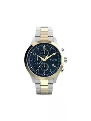 TIMEX Chronograph Watch With Stainless Steel Bracelet - Blue
