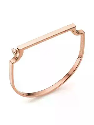 Monica Vinader Signature Thin Bangle In Rose Gold Vermeil - Pink