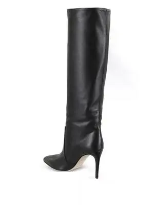 Paris Texas Leather Pointed-toe Knee-high Stiletto Boots