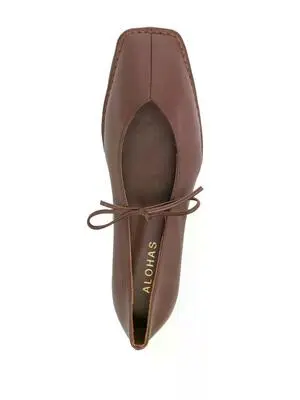 ALOHAS Sway Ballerina Shoes - Brown