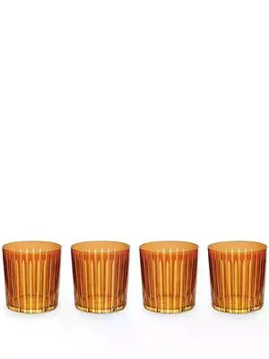L'Objet Prism Old Fashioned Glasses - Orange