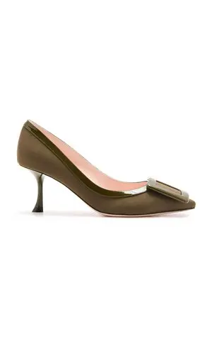 ROGER VIVIER Viv In The City Faille Pumps