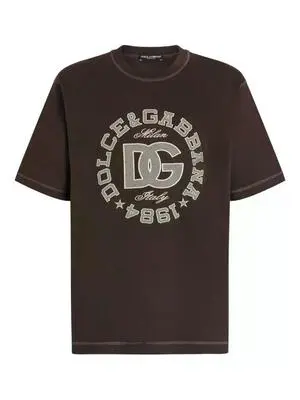 Dolce & Gabbana Logo-embroidered T-shirt