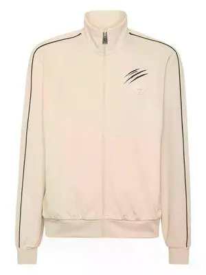 PLEIN SPORT Zip-up Track Jacket - Neutrals