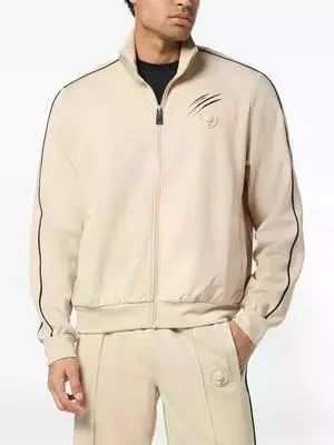 PLEIN SPORT Zip-up Track Jacket - Neutrals