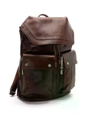 Brunello Cucinelli Leather Leisure Backpack - Brown