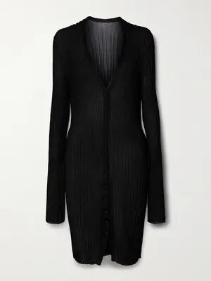 Khaite Ramon Ribbed-knit Cardigan