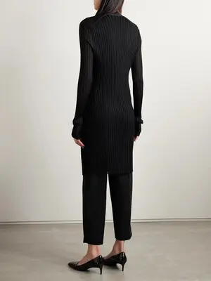 Khaite Ramon Ribbed-knit Cardigan
