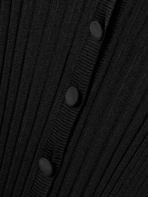Khaite Ramon Ribbed-knit Cardigan