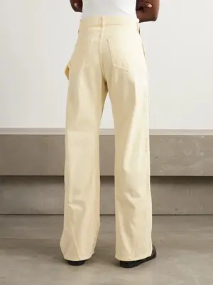 JW Anderson Twisted Low-rise Wide-leg Jeans