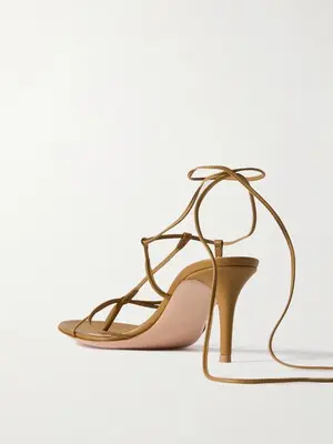 GIANVITO ROSSI Leather Lace-up Sandals