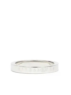 MAISON MARGIELA Numeric Signature Minimal Ring - Silver