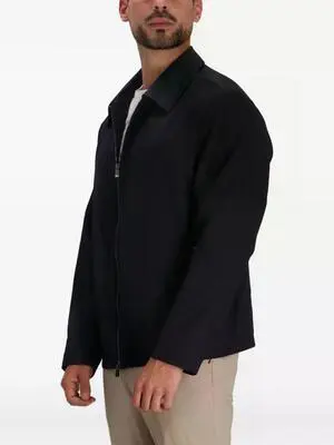 BOSS Virgin Wool Zip-up Jacket