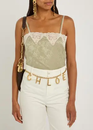 Chloé Metal Letters Belt