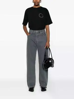 Études Studio Logo Patch Straight Leg Jeans