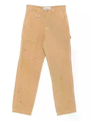 Études Studio Paint-splatter Carpenter Trousers - Neutrals