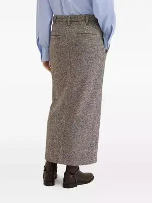 Brunello Cucinelli Maxi Skirt With Front Slit