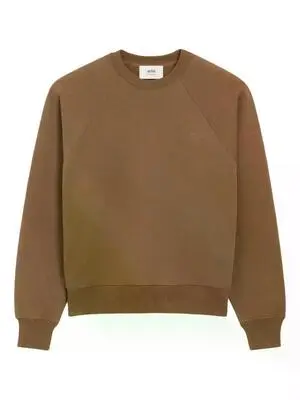 AMI Paris De Coeur Sweatshirt - Brown