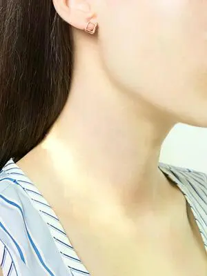 Shihara Diamond Square Earring