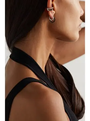 REPOSSI 18 Karat White Gold Diamond Ear Cuff