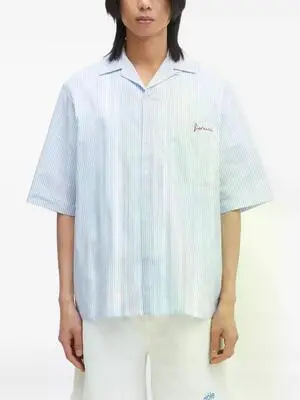 Fiorucci Striped Embroidered Shirt