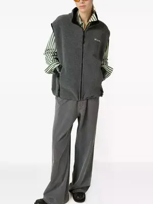 Miu Miu Fleece Zip Vest