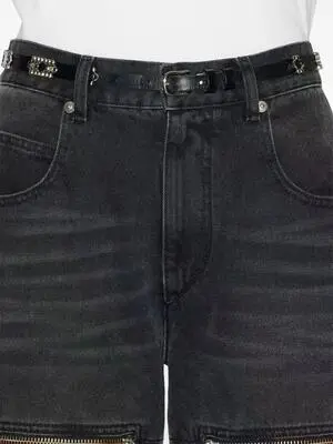 Isabel Marant Étoile Odena Leather Belt With Silver-tone Hardware - Black