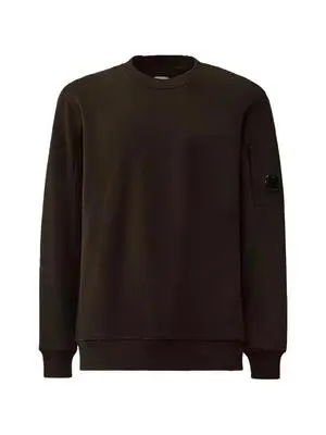 C.P. COMPANY Pocket Detail Crew Neck Sweatshirt - Black