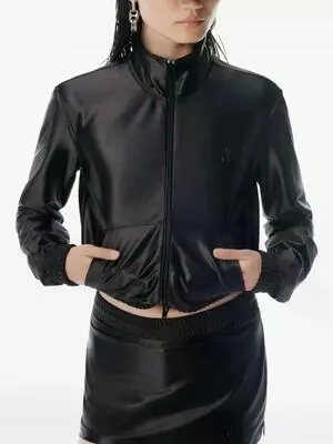 Alexander Wang Satin Track Jacket - Black