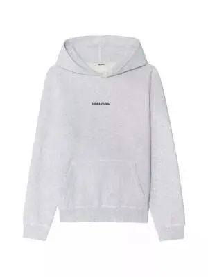 Zadig&Voltaire Sanchi Photo-patch Hoodie - Grey