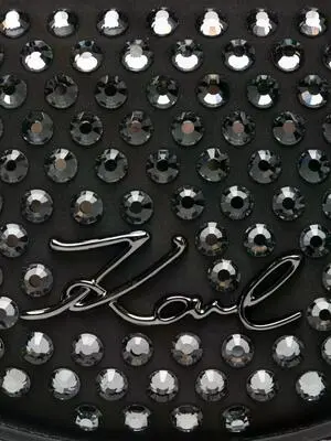 Karl Lagerfeld Embellished Top Handle Bag