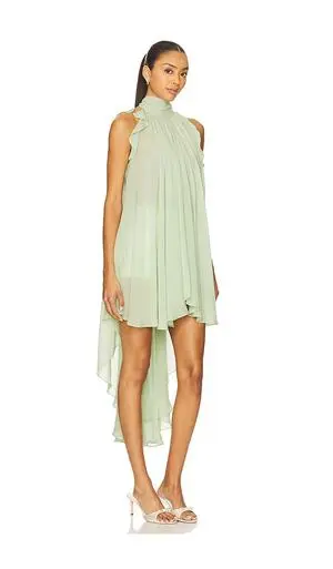 LA FUORI Gathered Halter Top - Sage