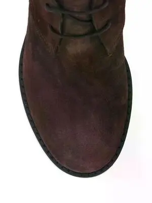 TOD'S 80mm Suede Lace-up Boots - Brown