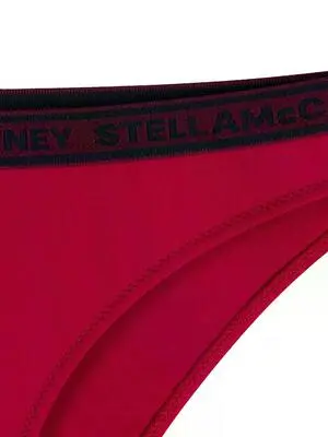 Stella McCartney Logo Trim Bikini Bottoms