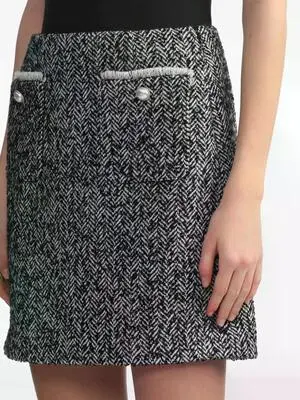 A BATHING APE Houndstooth Mini Skirt