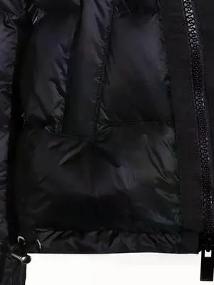 Sacai Asymmetric Zip Quilted Jacket - Black