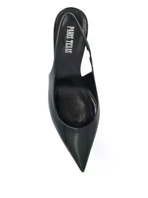 Paris Texas 70mm Lidia Slingback Pumps - Black