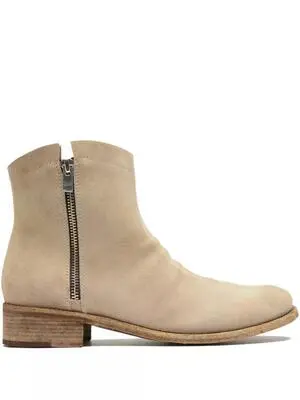 Officine Creative Oliver Sigaro Suede Ankle Boots - Neutrals